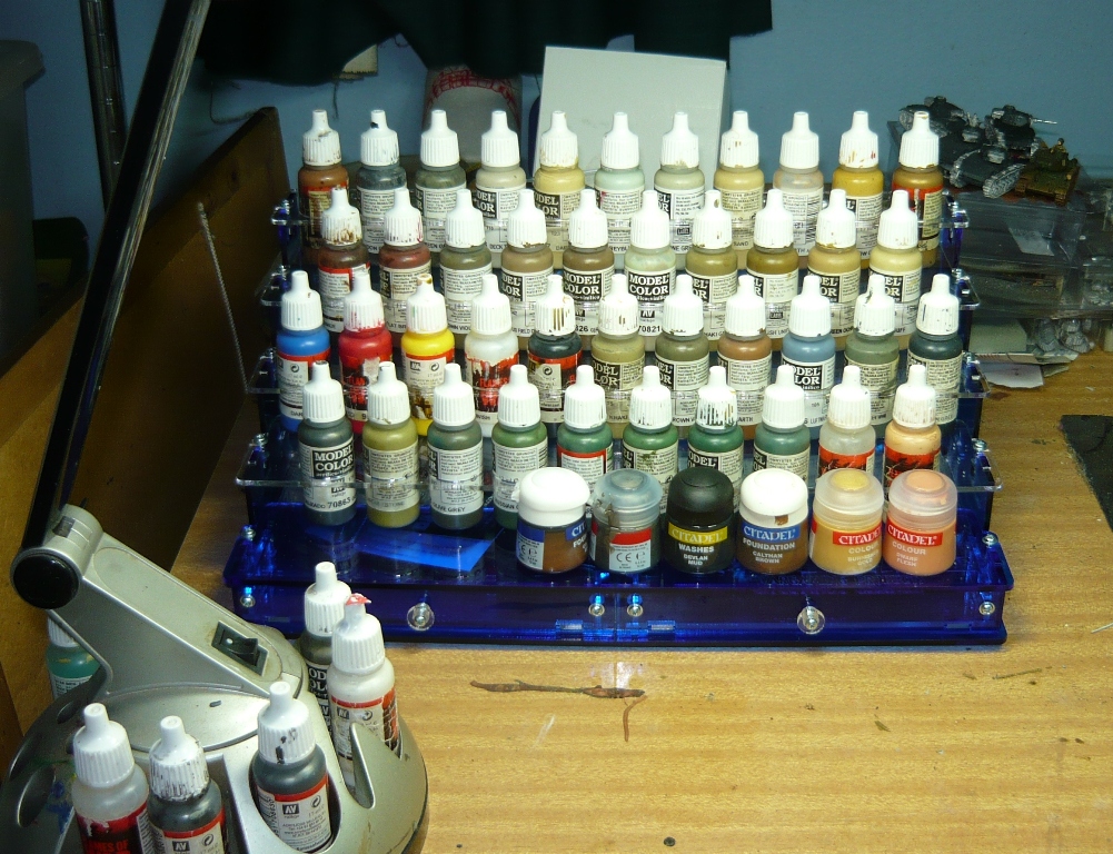 The Gamer's Table: Paint Rack from Back 2 Basix