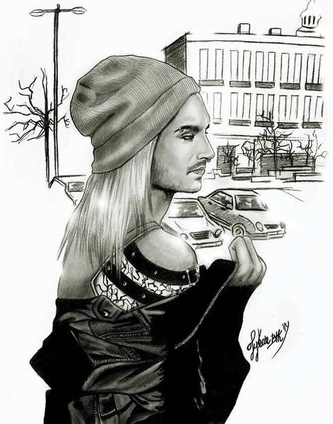 Tokio Hotel always By your side: [Fanart] Bill Kaulitz *Winter* Fan Art ...