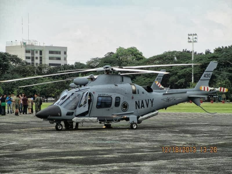 Asian Defence News: Philippine Navy Gets AW109 Power Naval Helicopters