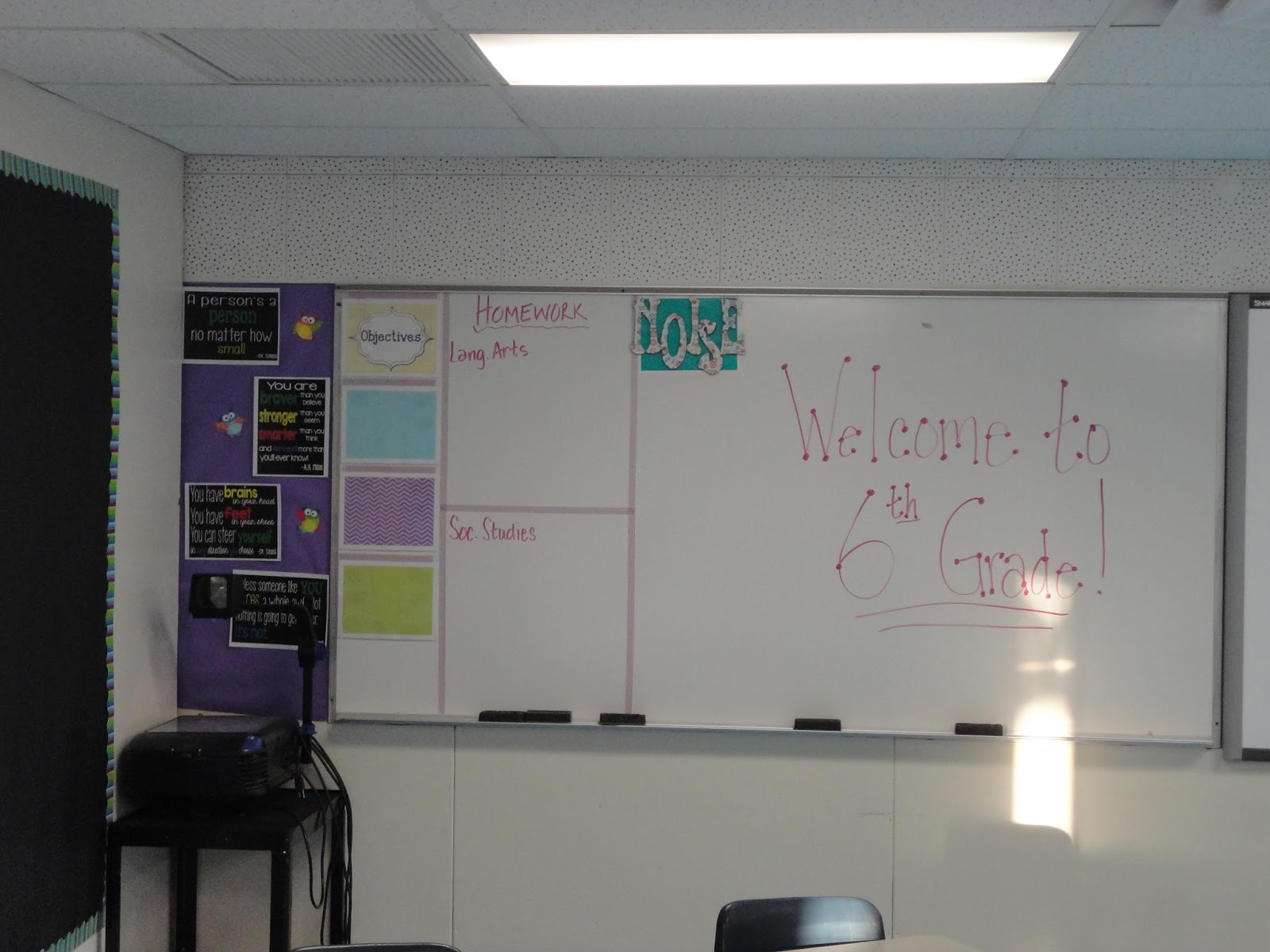 Back into 6th Grade: And so it begins...