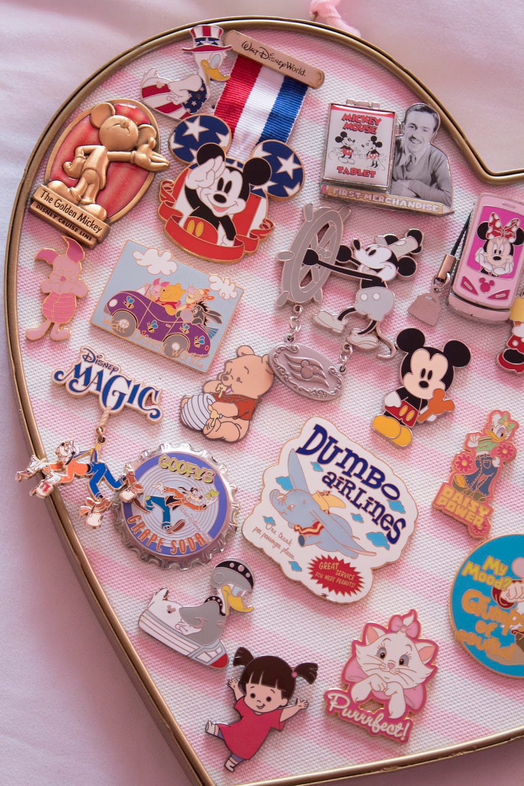 Sew Cute: Dose of Disney: My pin collection!