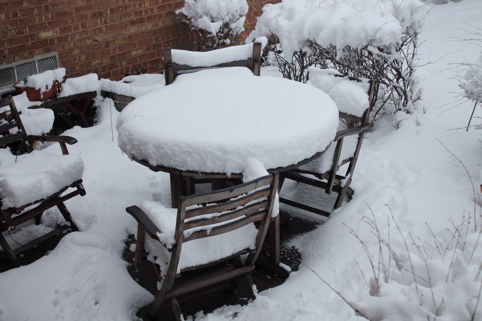 Blondie's Journal: SNOWY DAYS, BAKING AND THE PAINT PROJECT