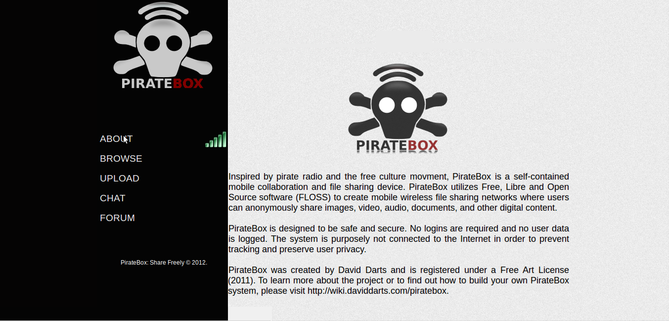 UbuntuHak: New PirateBox Design