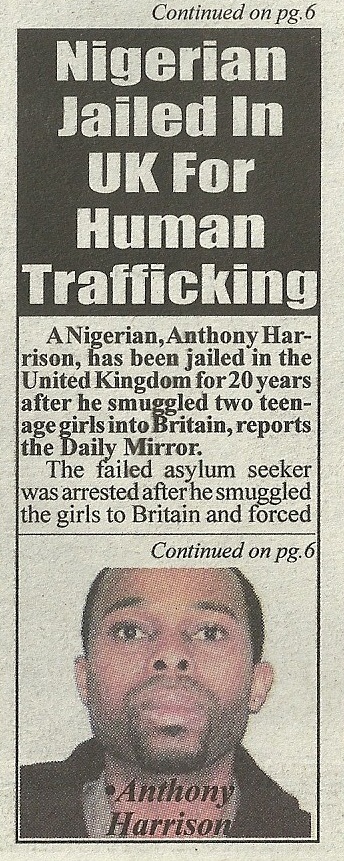 United Nations Days Nigerian Jailed In Uk For Human Trafficking