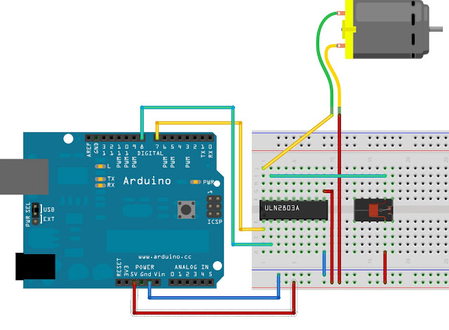 ULN2803A pour commander facilement moteurs, relais et solénoides ...