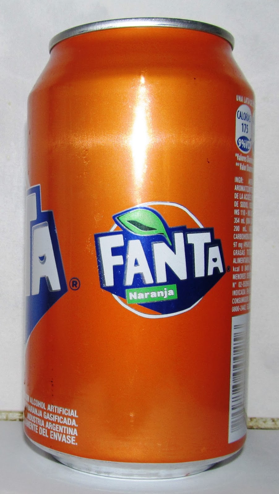 LATAS Y BOTELLAS COLECCIÓN: LATA FANTA NARANJA 354 ML , ORIGEN ...