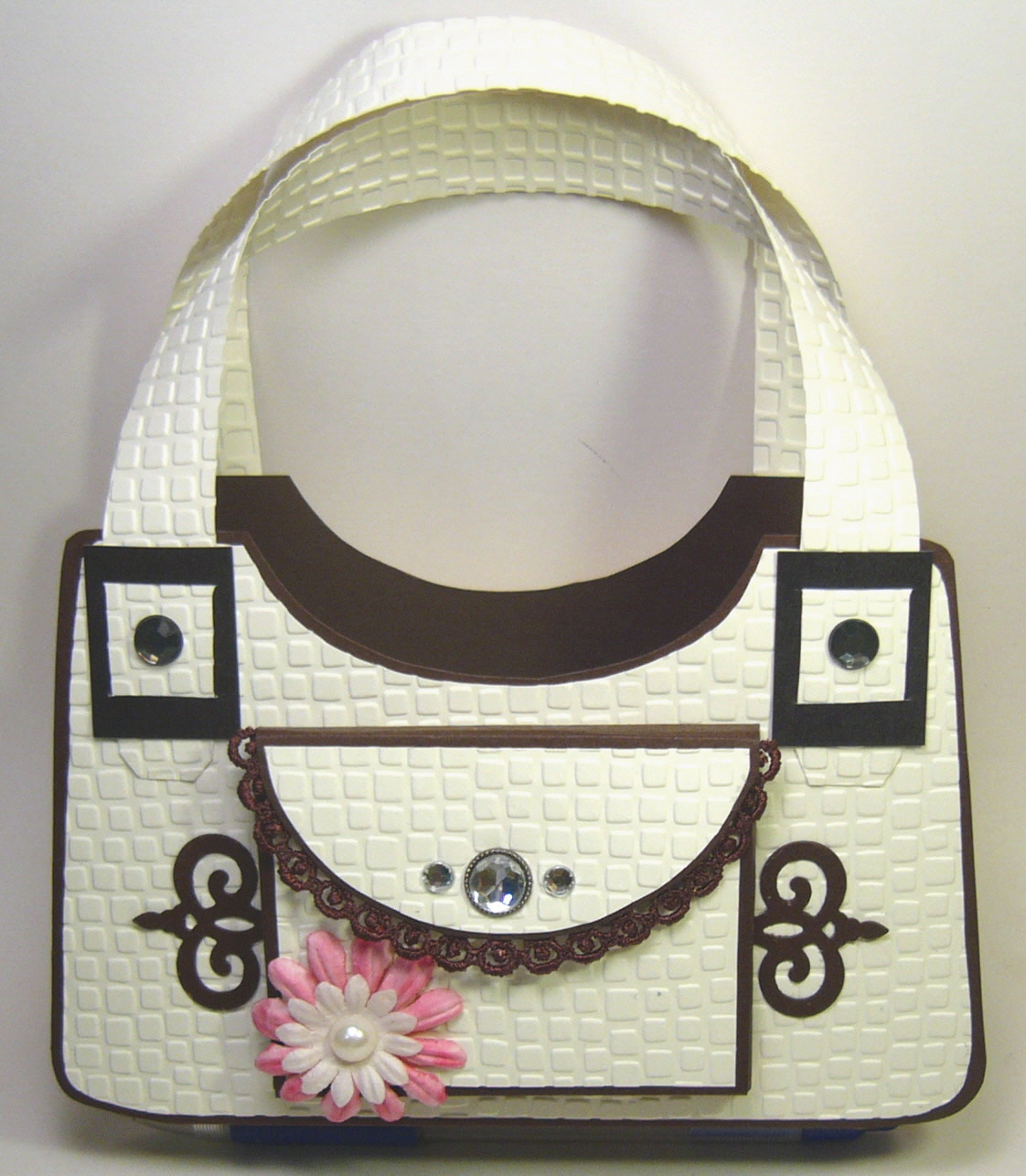 Purse Shape Card Template