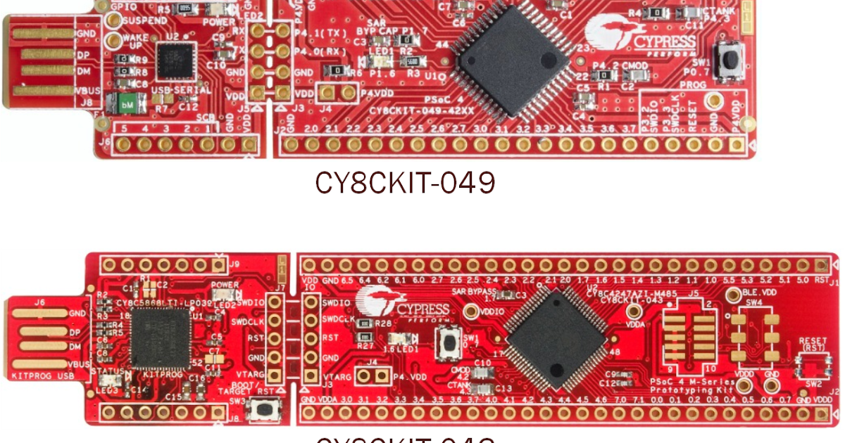 TRY의 MCU 세상: [PSOC] PSOC4 UART 부트로더가 내장된 키트 소개(049)