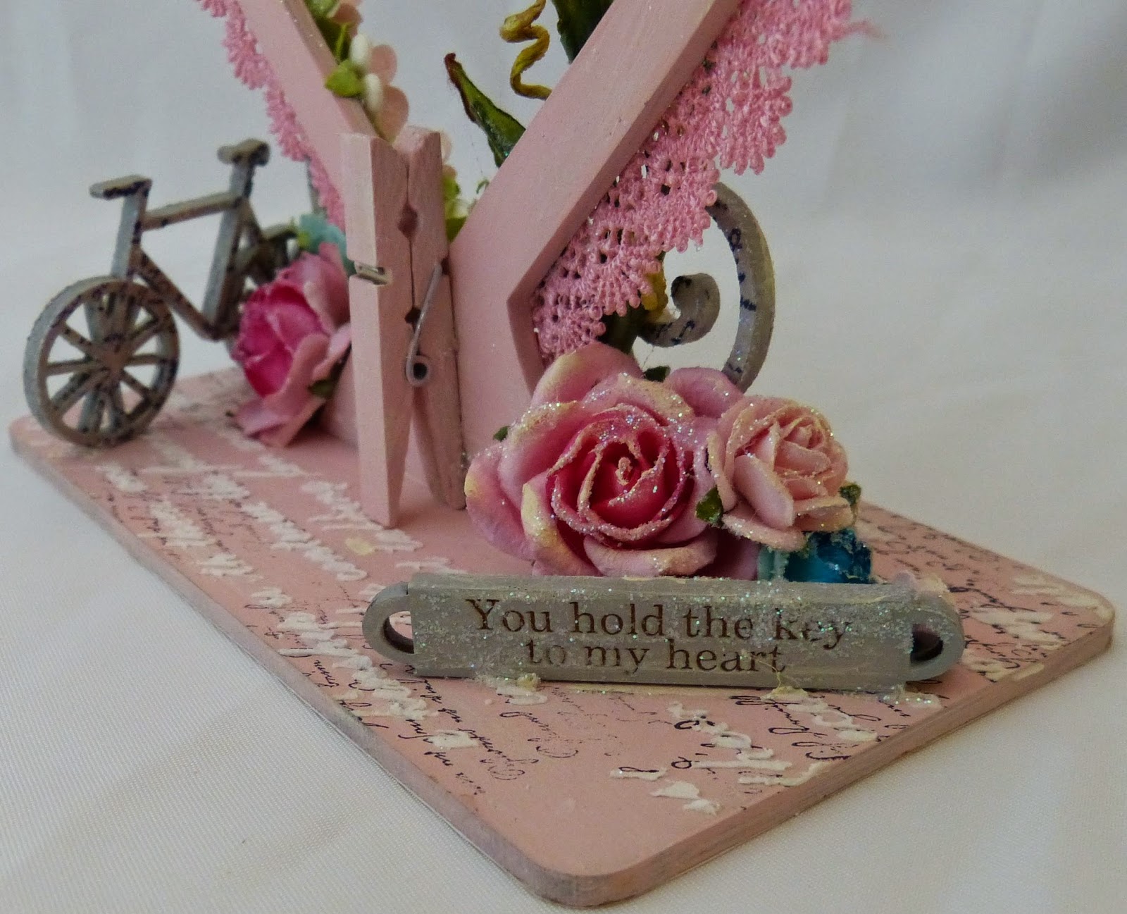 SaCrafters: Altered heart stand frame