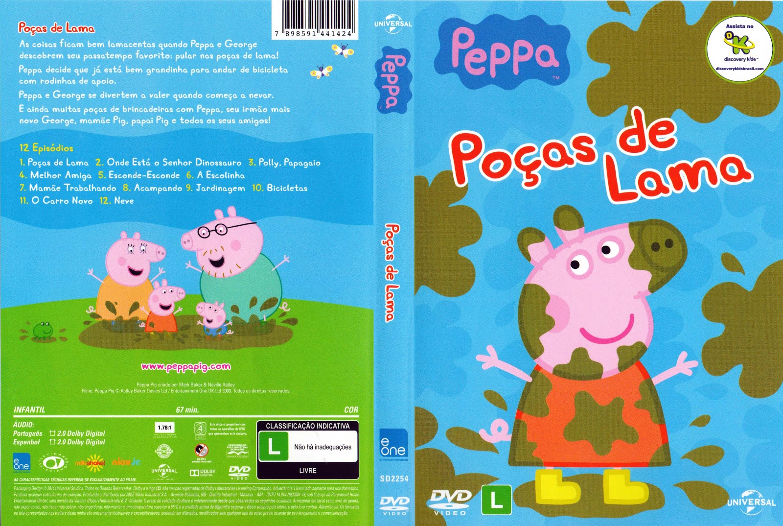 Capa DVD Peppa Poças De Lama - DVD Cover - Baixar Capas de Filmes e ...