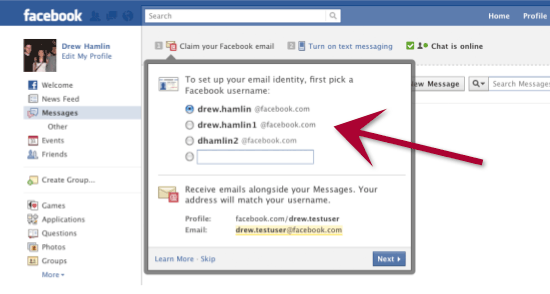 New Facebook Email Addresses Now Available