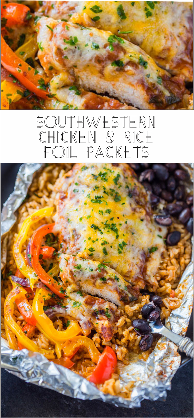 SOUTHWESTERN CHICKEN & RICE FOIL PACKETS | Floats CO