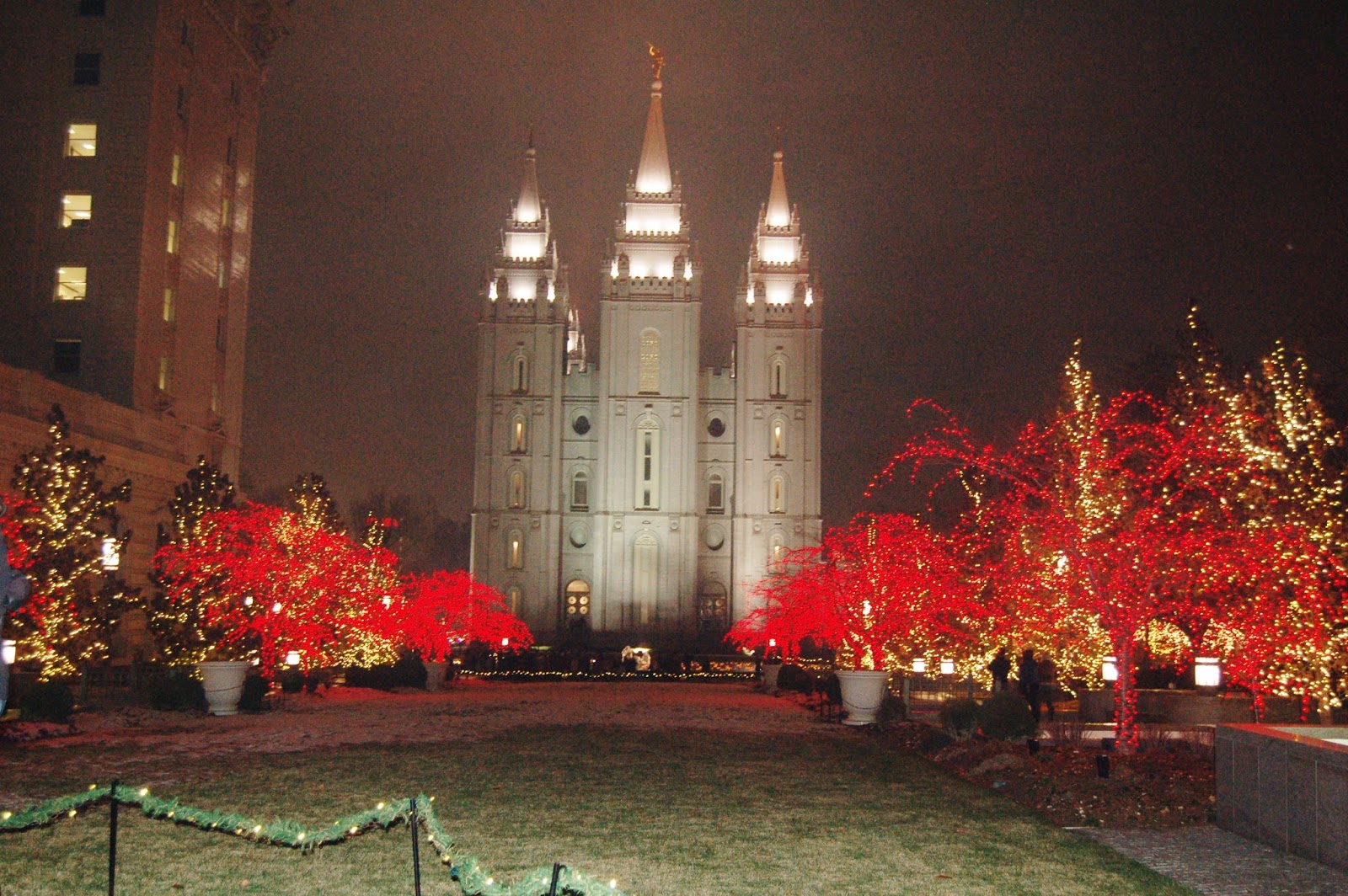 Salt Lake Temple Lights