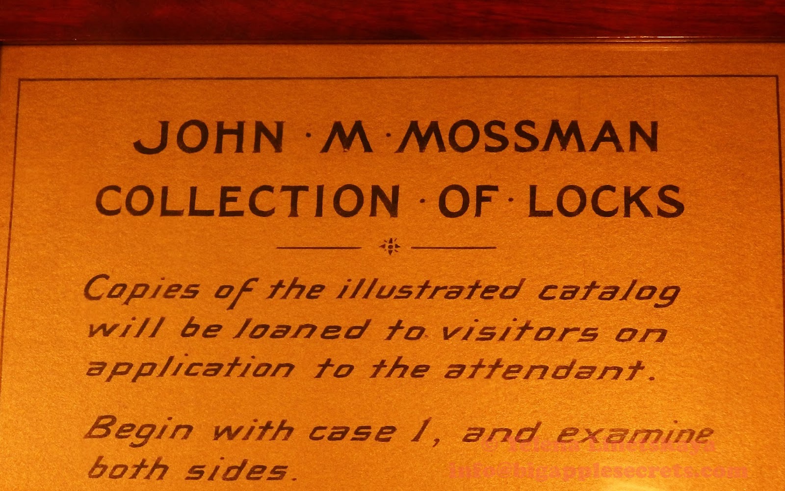 Big Apple Secrets: Lock Collection, one of the largest in the world