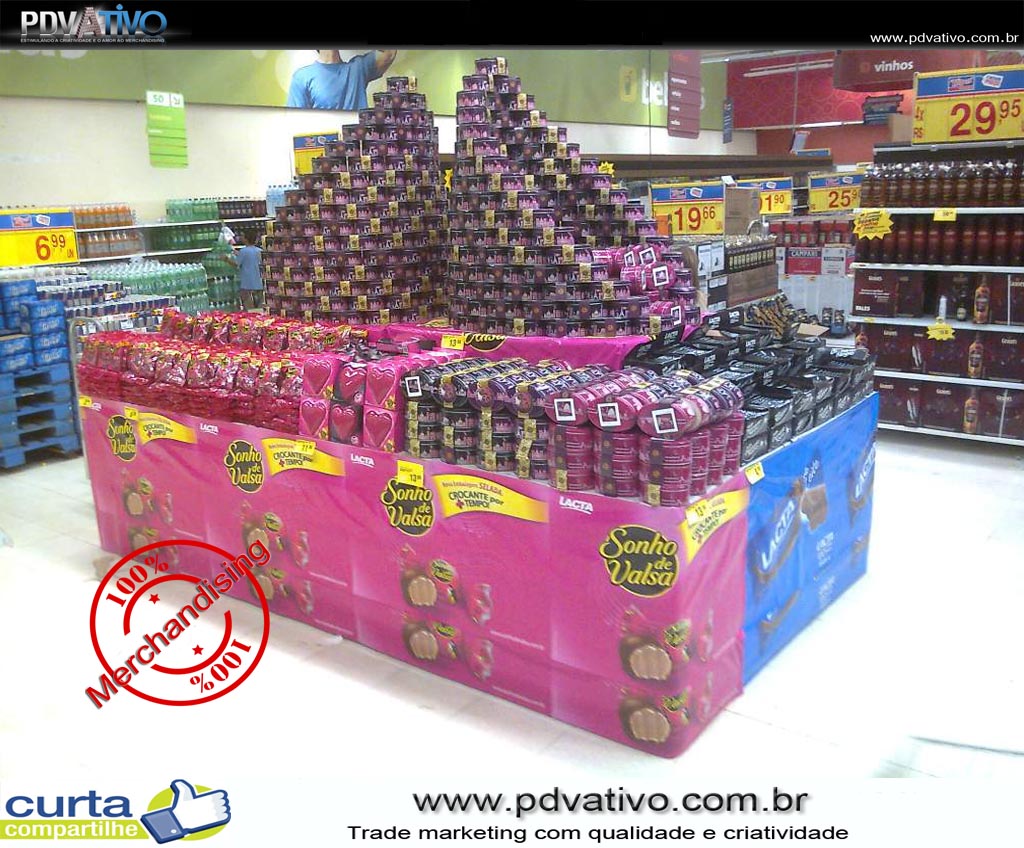 Trabalho de Merchandising Chocolate Lacta ~ PDV Ativo