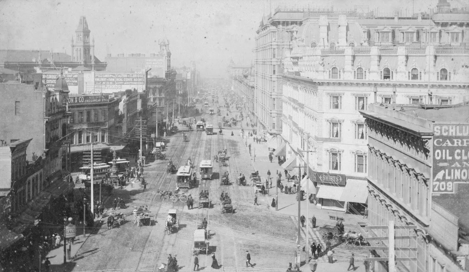 The Chubachus Library of Photographic History: View of a Busy Market ...