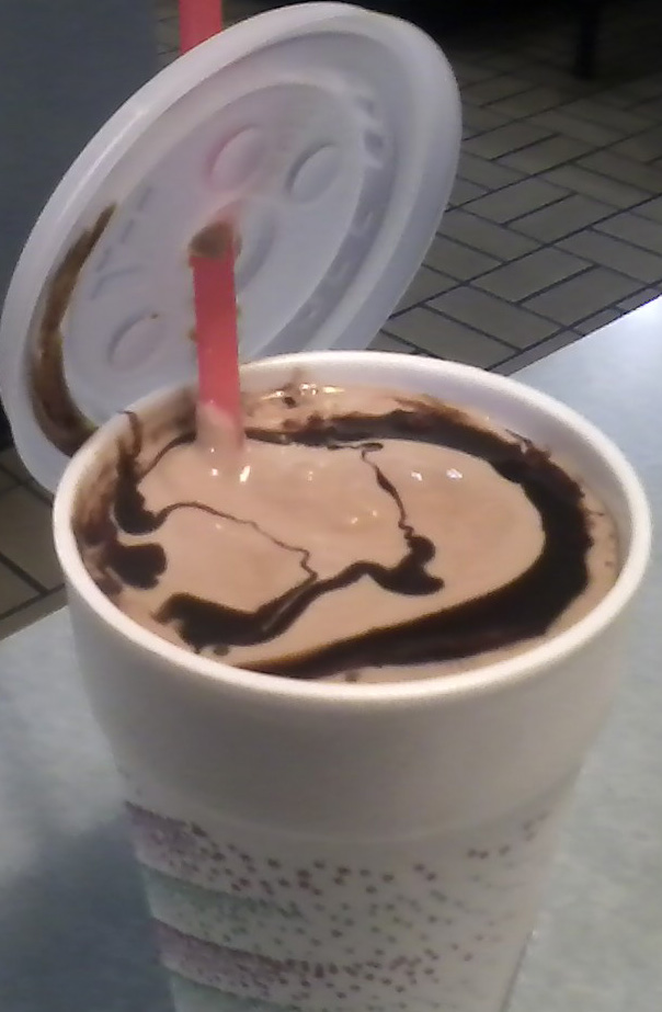 Richard Reviews Everything : Omega Burger Chocolate Shake