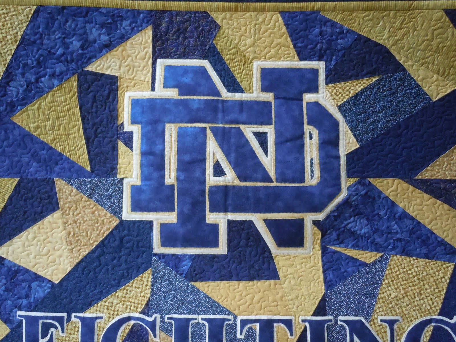 1 More Stitch: College Quilt