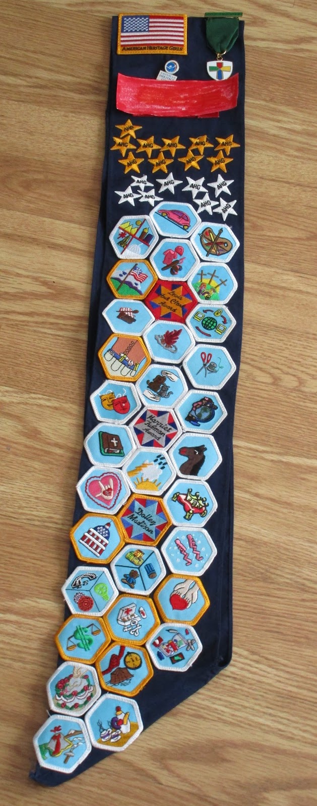 My AHG Journey: My Pioneer/Patriot Sash