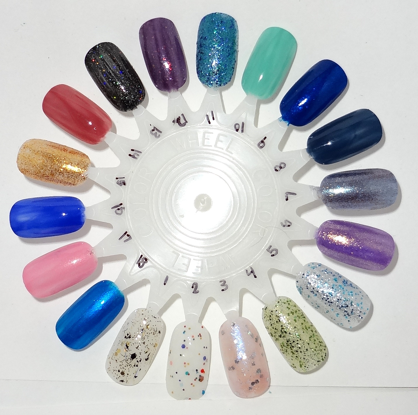 Glossy and Glitter: Nail Wheels/Stash List