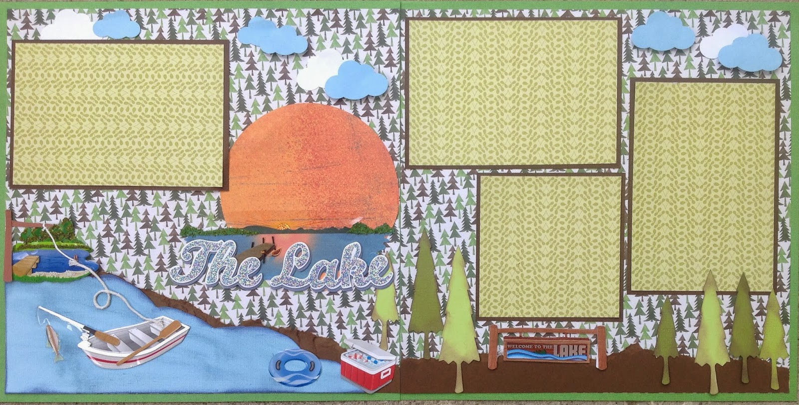 AMAZING GRACE Paper Crafts: Fun at the Lake