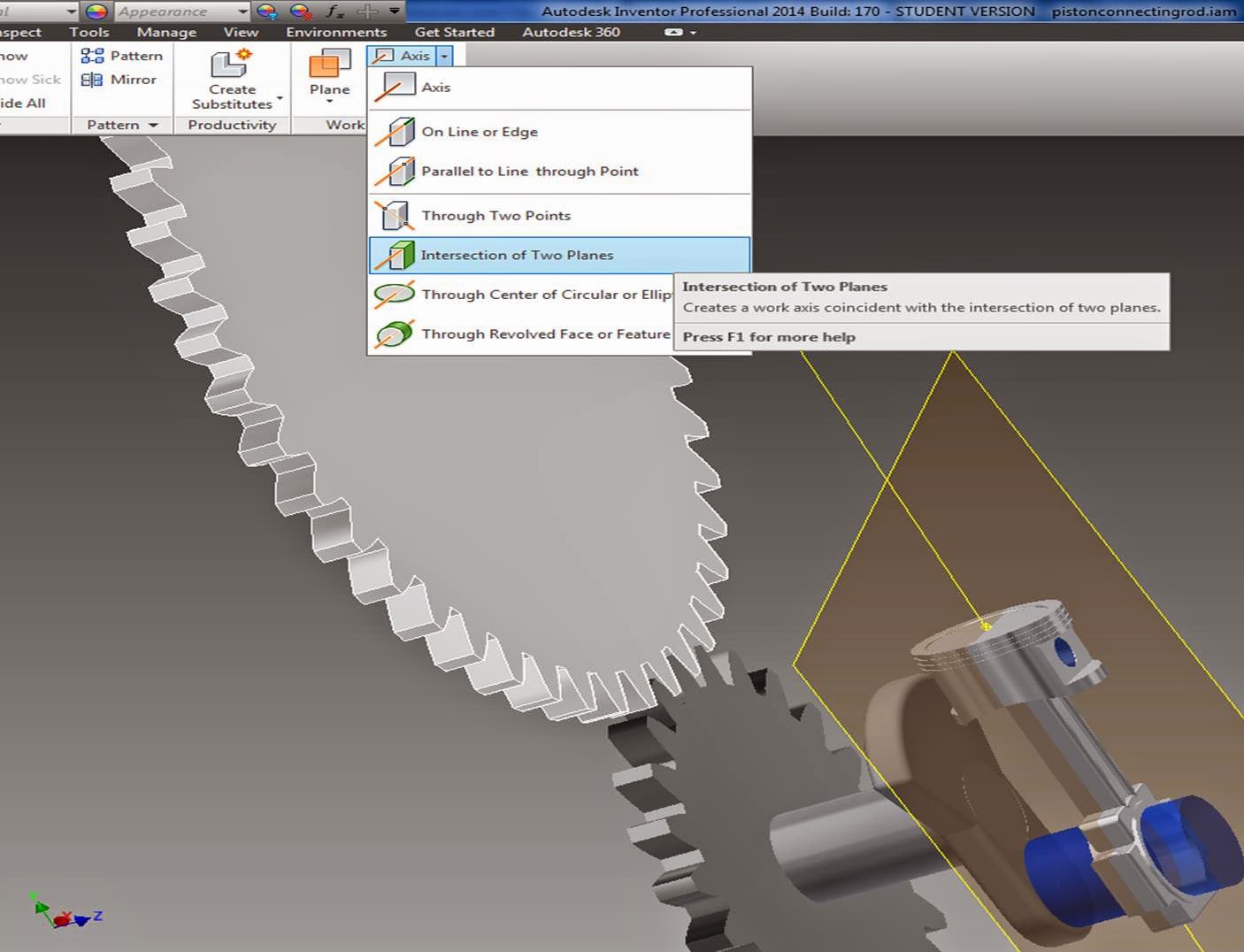 ENGR1304: Inventor Simulation continued: