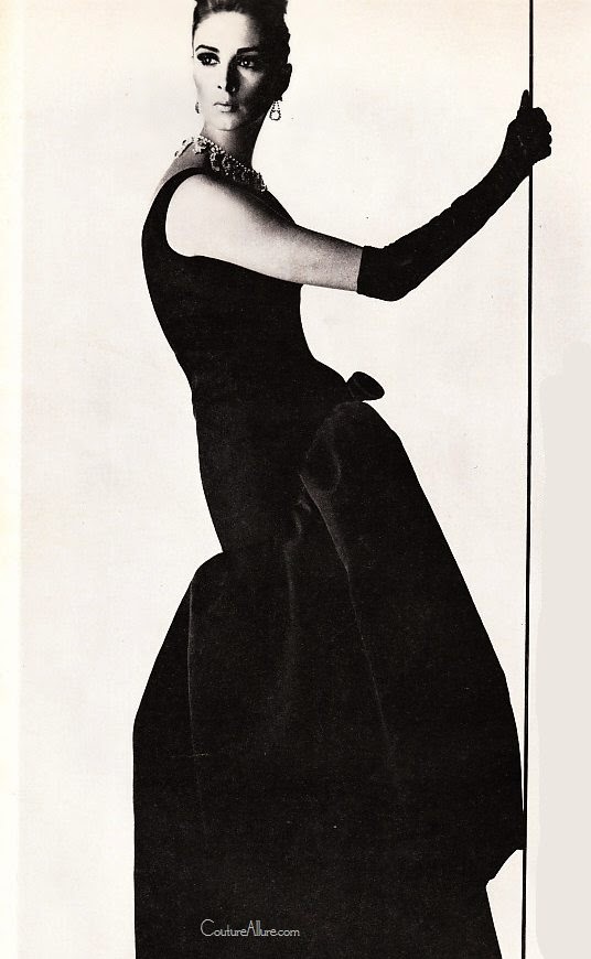 Couture Allure Vintage Fashion: Balenciaga Evening Gown - 1963