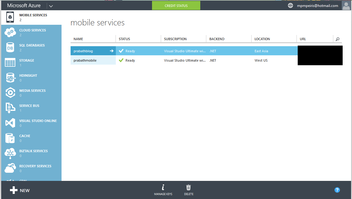 Windows Azure Mobile Authentication Service ~ Prabath's Tech Blog