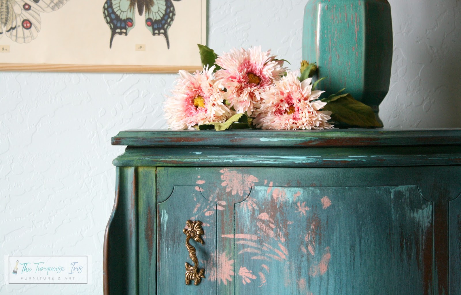 The Turquoise Iris ~ Furniture & Art