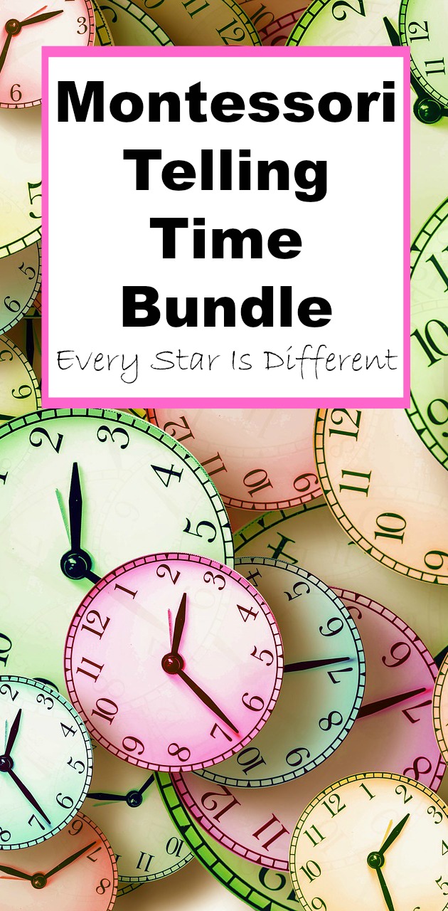 Every Star Is Different: Montessori Telling Time Bundle
