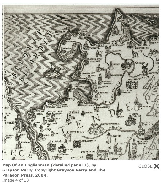 YING ZHANG: Grayson Perry: Map of An Englishman