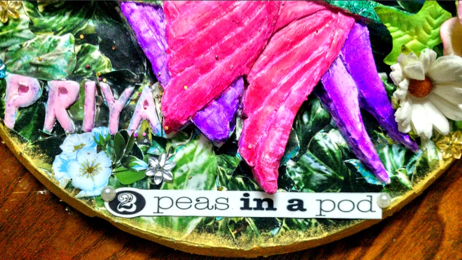 Nakshathra Designz: Decoupage on POP Carving- DT post by Blessy Priya