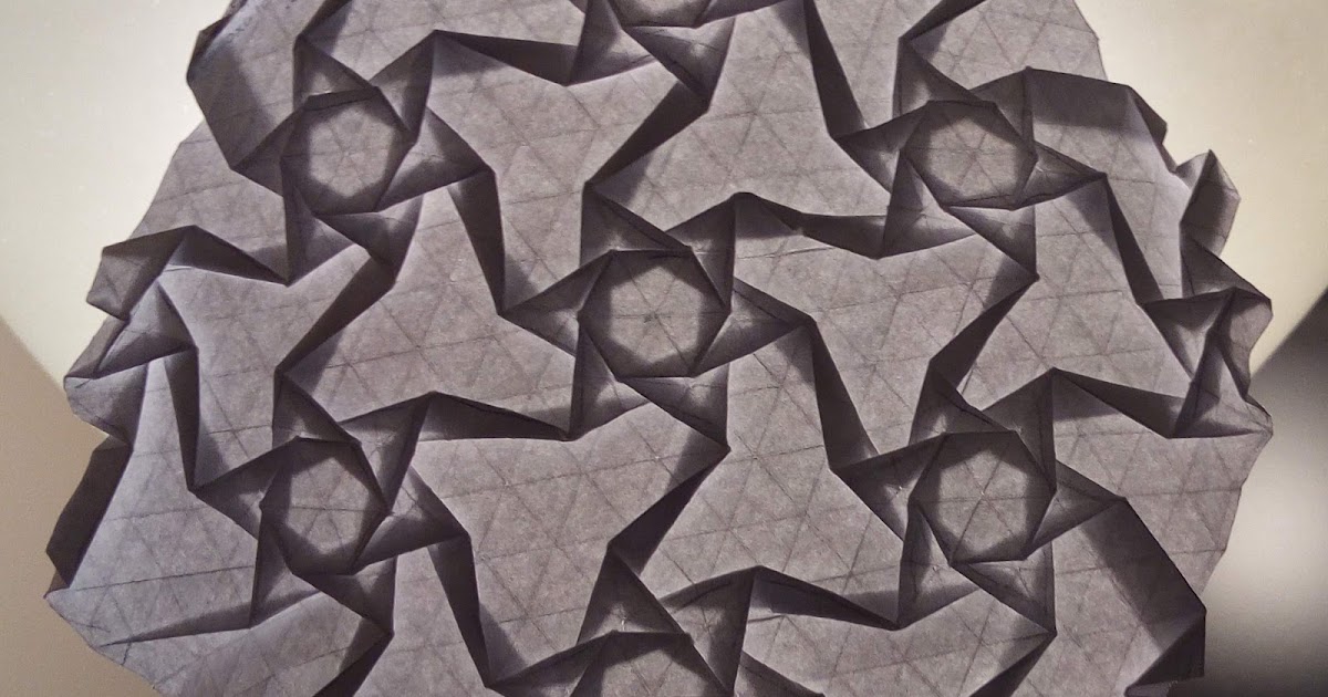 Mini Star Collapses Origami Tessellation - Origami Tessellations