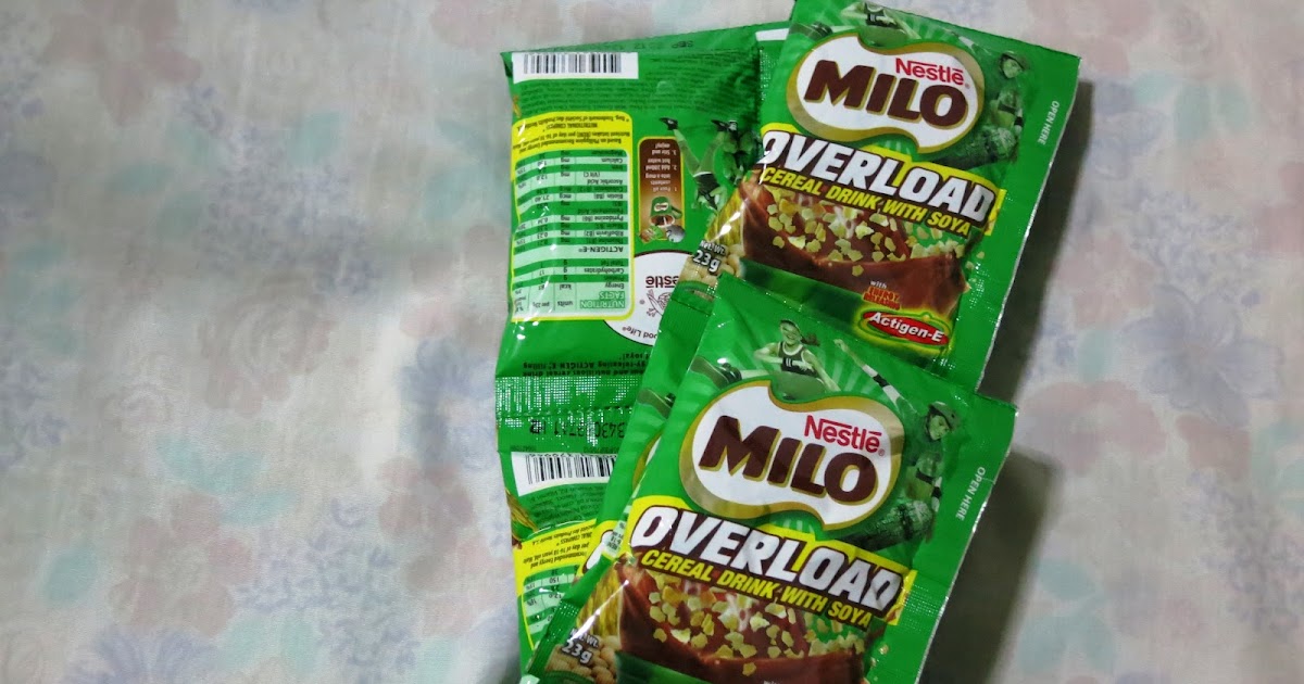 Milo Overload: Cereal Drink with Soya | Glich's Life