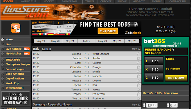 GETSPORT: TOP LIVE SCORE SITE WITH ANDROID APPS