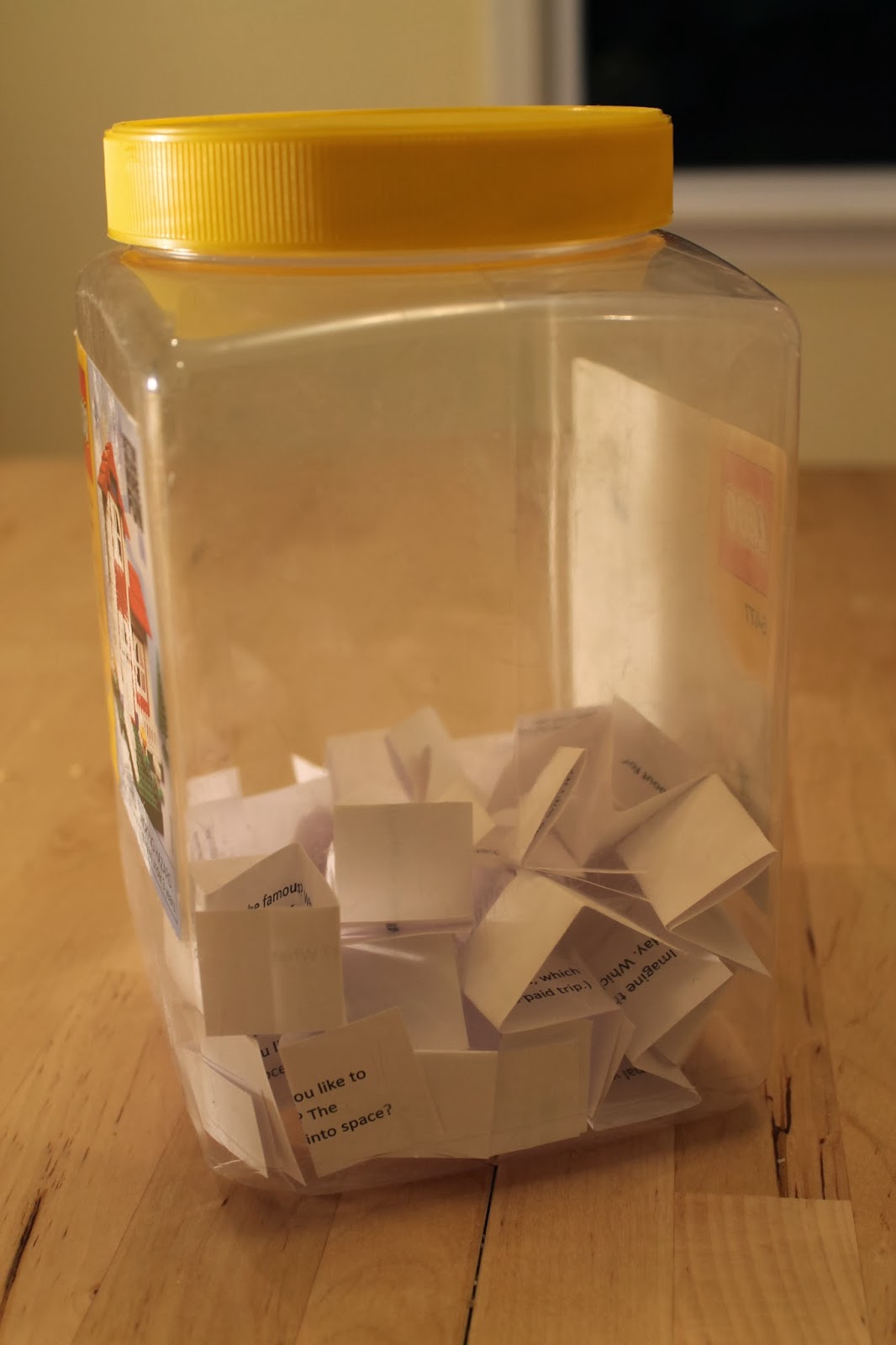 The Loveliest Year: A dinner conversation jar.