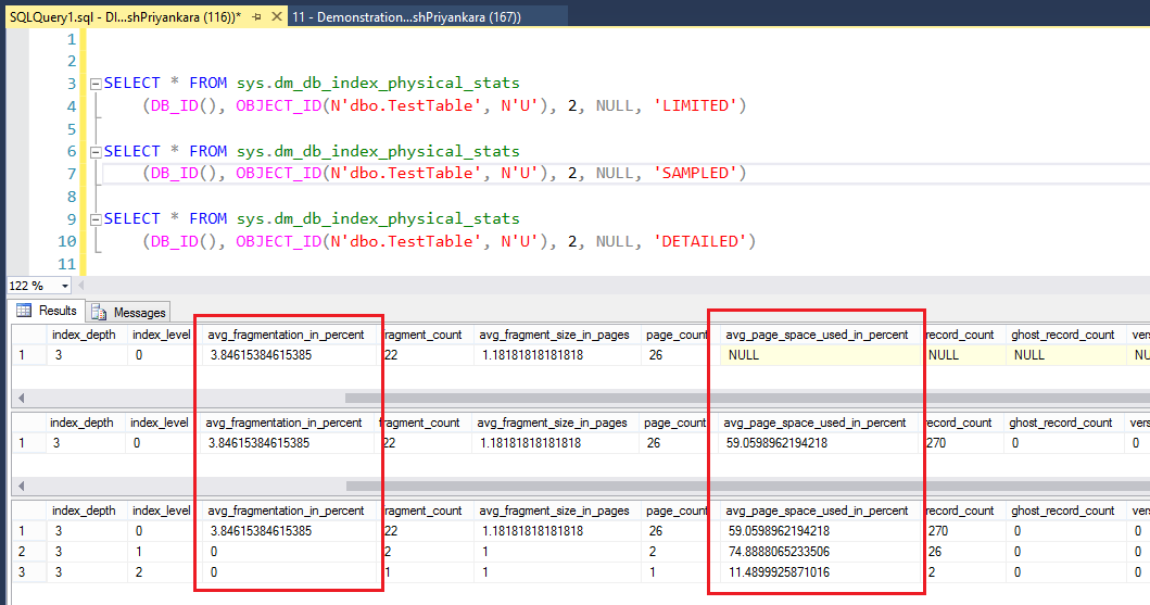 Dinesh's Blog :::: Being Compiled ::::: SQL Server - Checking Index ...