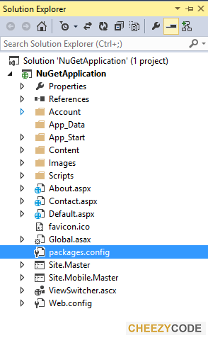 NuGet Manager : Package Install and Uninstall