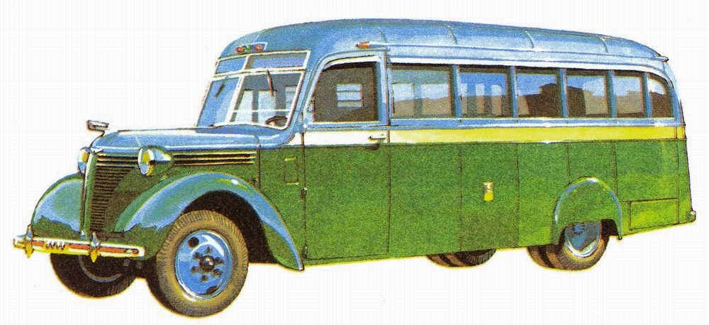 transpress nz: 1938 Zis 16 bus, Russia
