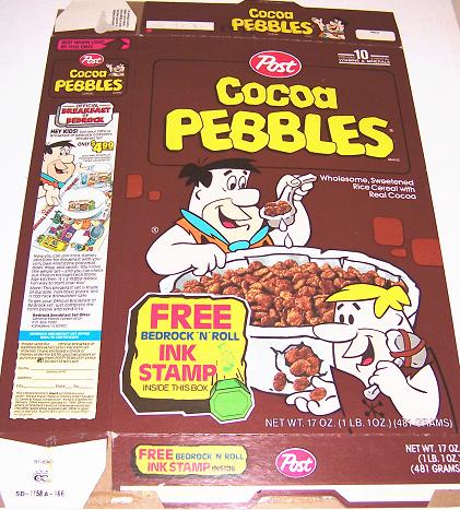 Cereal Box Price Guide Cereal Box Collecting by Pez Outlaw: Pebbles ...