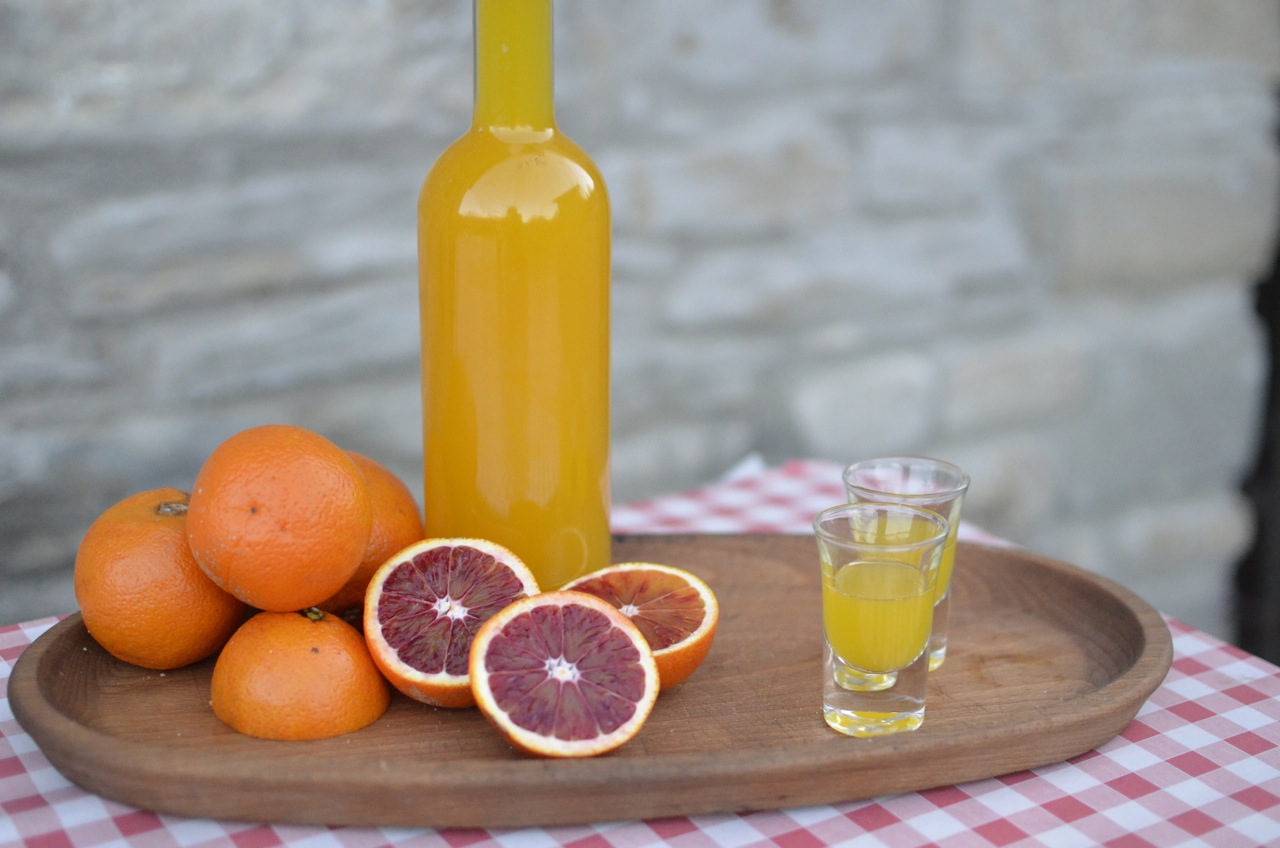 La Tavola Marche: Homemade Sicilian Blood Orange Liqueur - Arancello