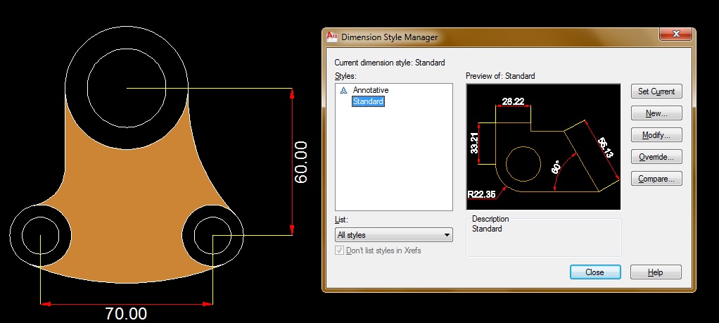 tutorial belajar autocad untuk pemula: membuat komponen mesin 2d