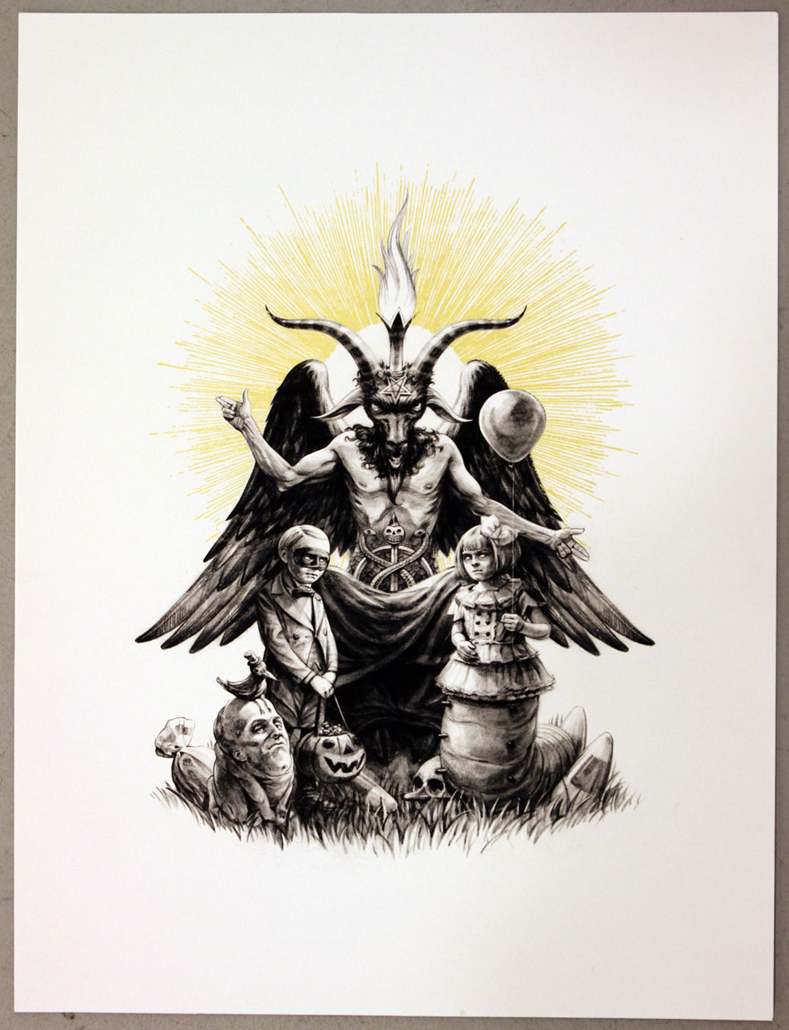 INSIDE THE ROCK POSTER FRAME BLOG: John Dunivant The Devil Print on ...