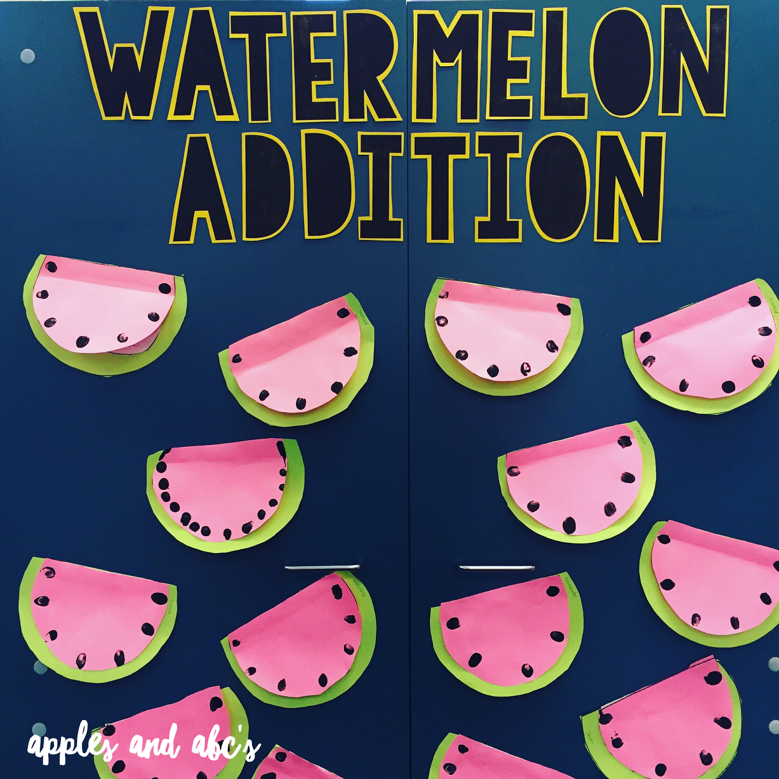 Watermelon Seed Addition - Apples & ABC's