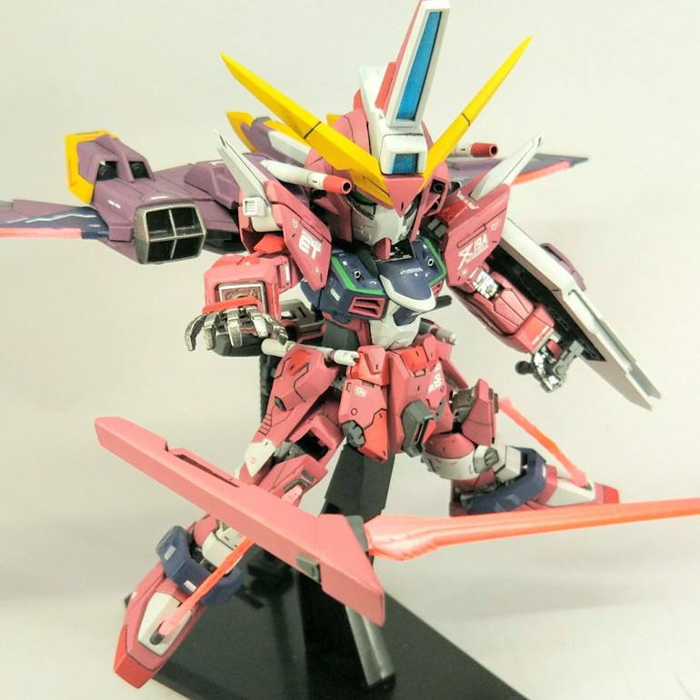Custom Build: SD x HG Infinite Justice Gundam