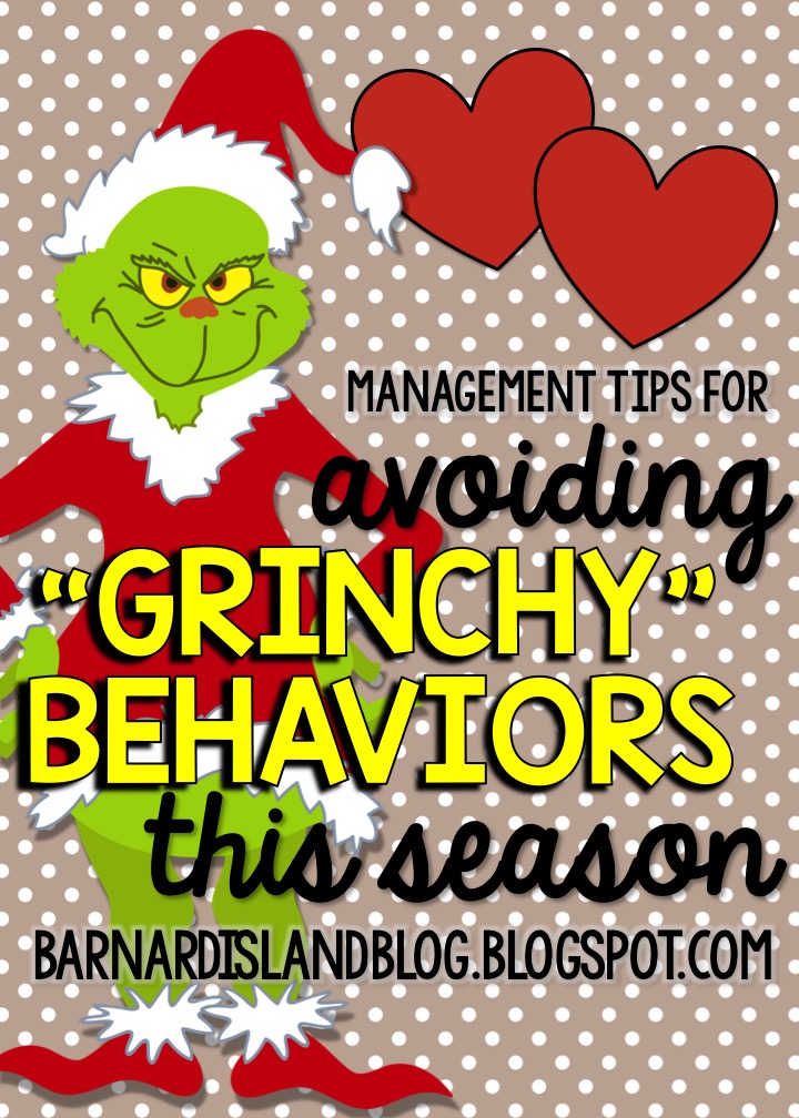 Barnard Island Blog : Avoiding "Ginchy-Beahvior" In the Classroom