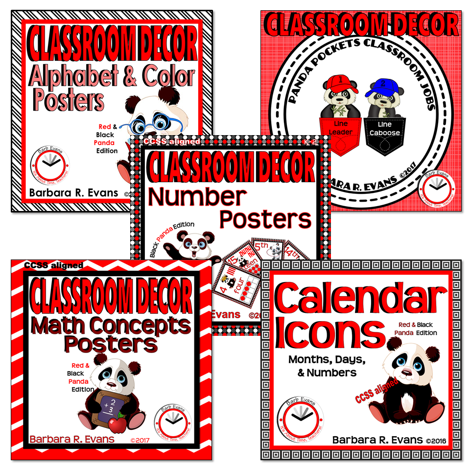 It's About Time, Teachers!: Create Classroom Panda-monium!