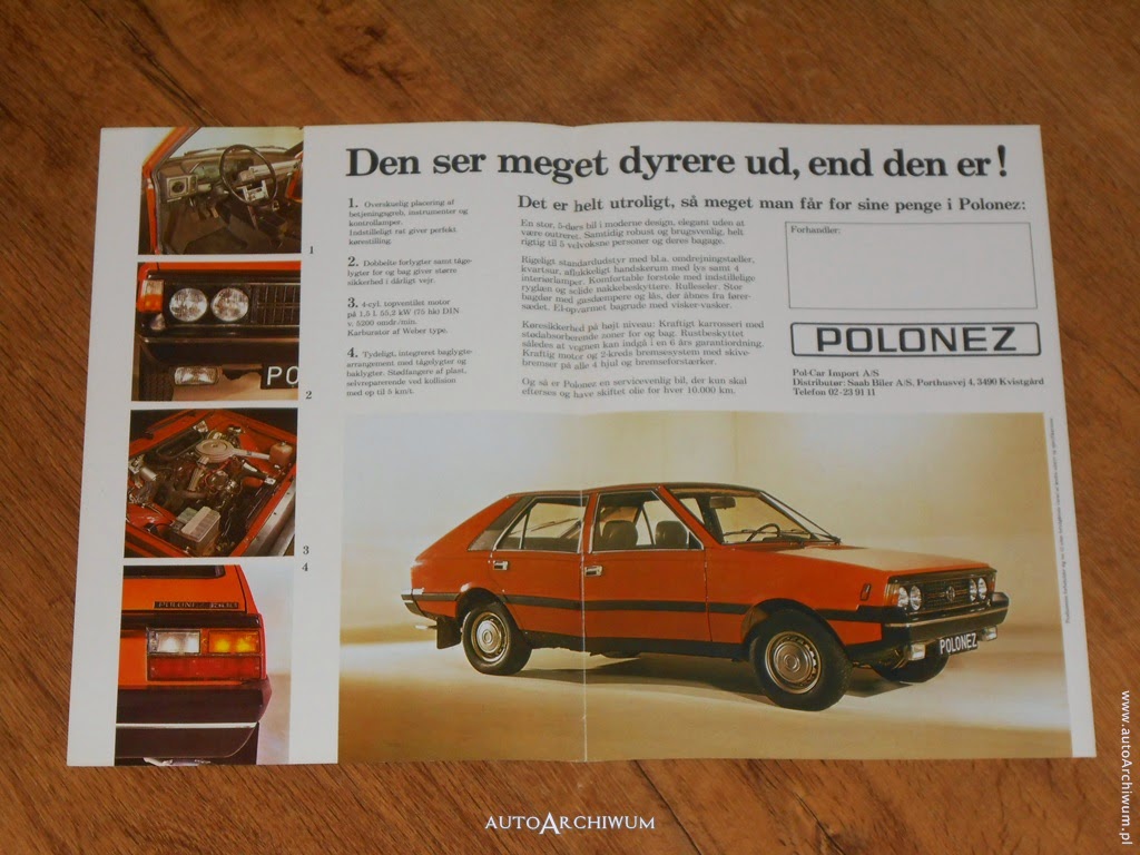 autoArchiwum | CZYTELNIA: FSO POLONEZ / PRIMA - PREZENTACJA PROSPEKTÓW ...