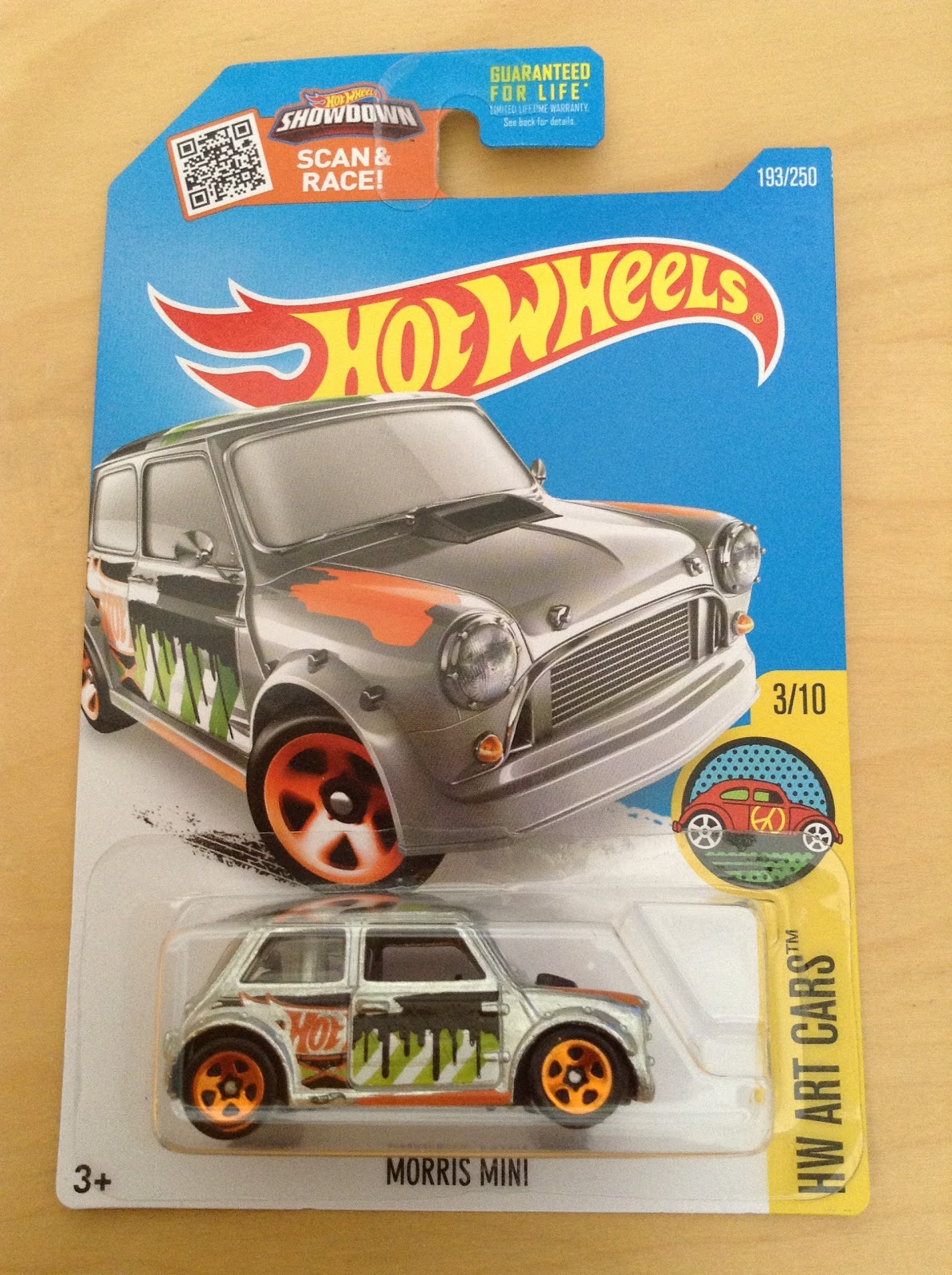 JULIAN'S HOT WHEELS BLOG: Morris Mini (2016 Zamac - HW Art Cars)