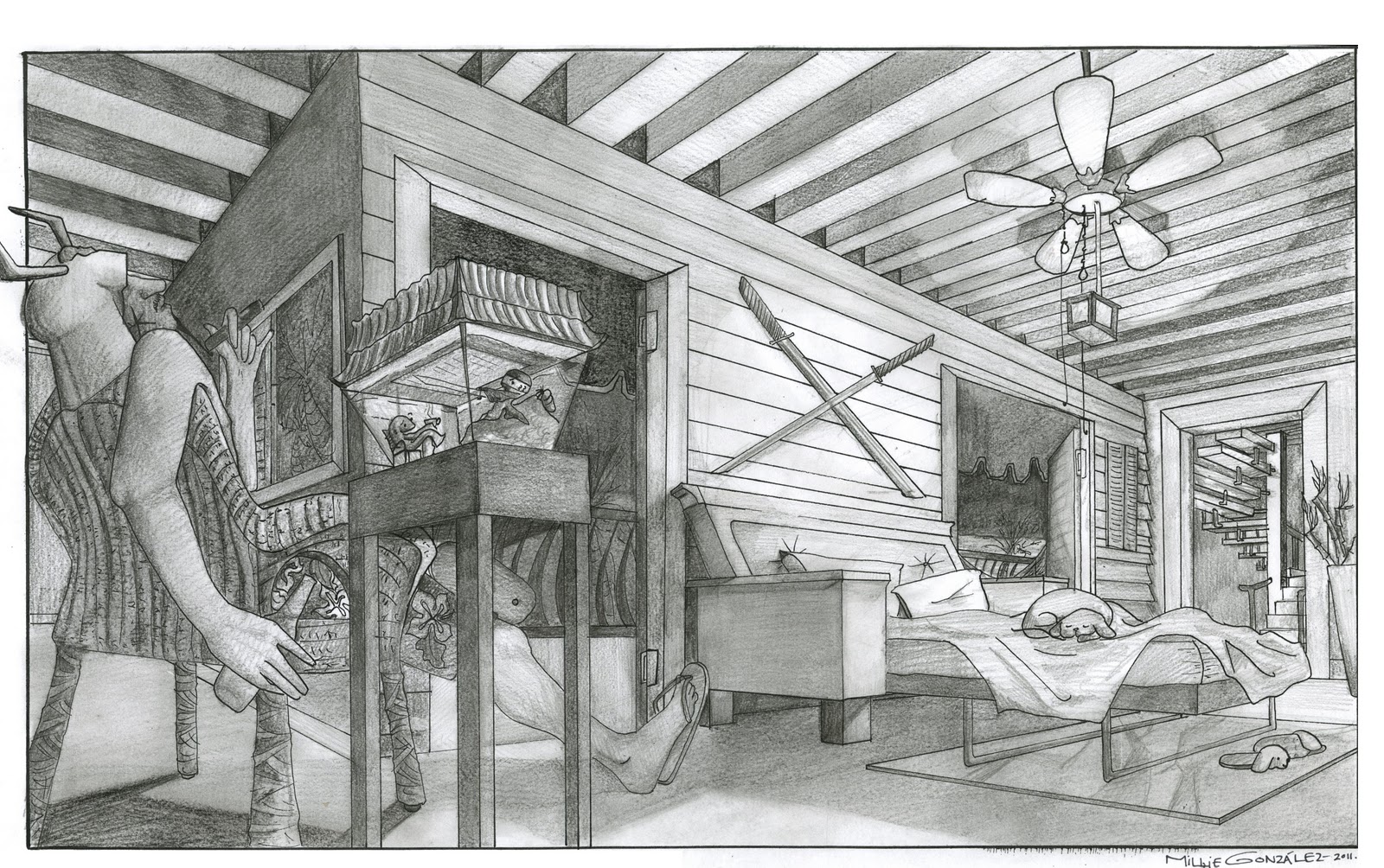 Millivette's Art Blarg: Perspective Work